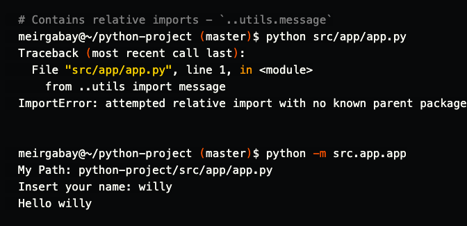 Python Project Structure Python Project Structure